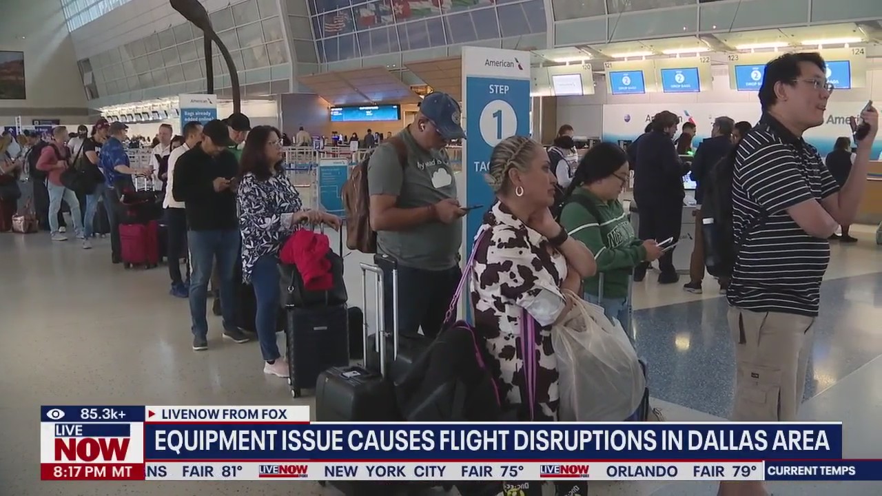 Equipment issue causes flight disruptions in Dallas area | LiveNOW from FOX