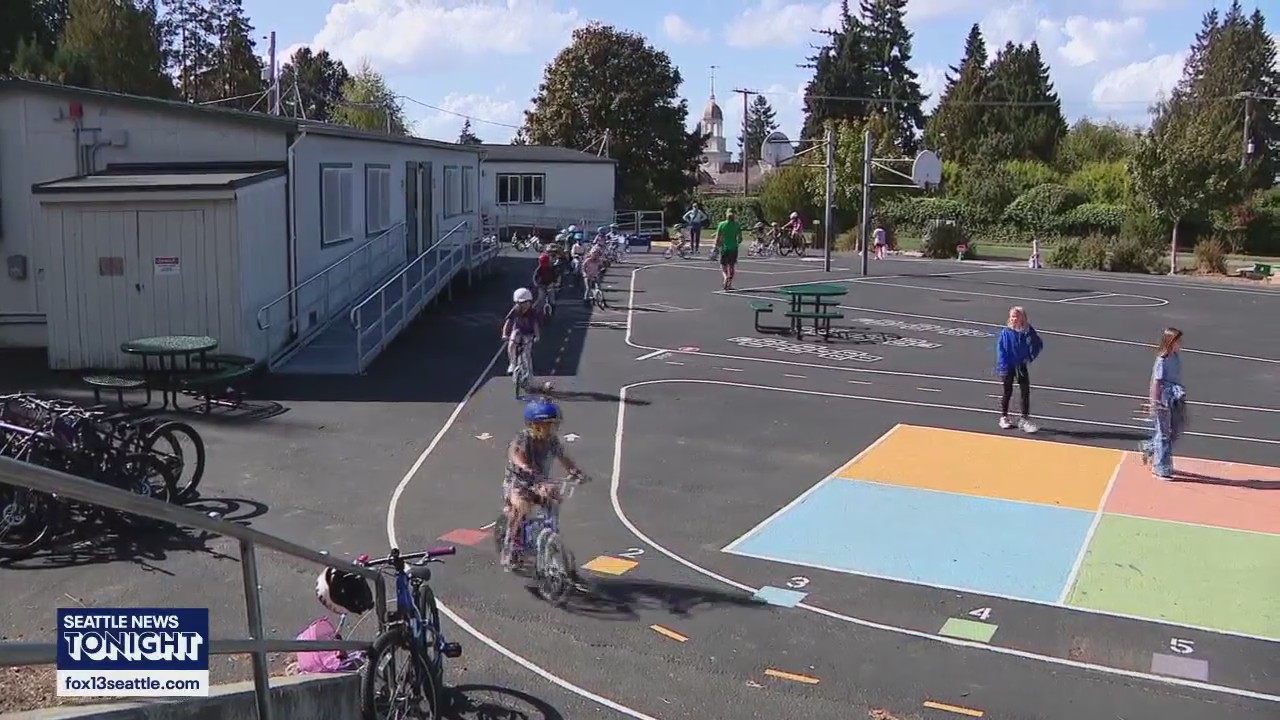 "Traffic garden" teaching kids safety lessons | FOX 13 Seattle