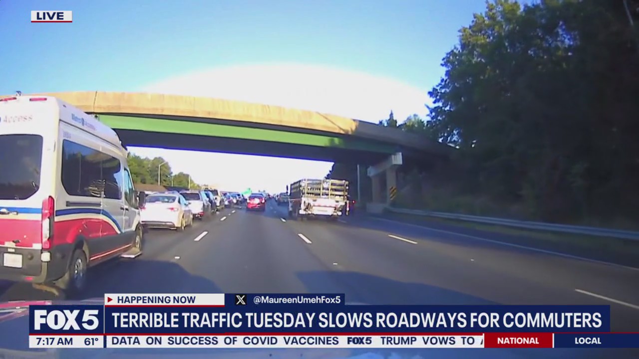DC traffic: Roadways packed for 'Terrible Traffic Tuesday' | FOX 5 DC