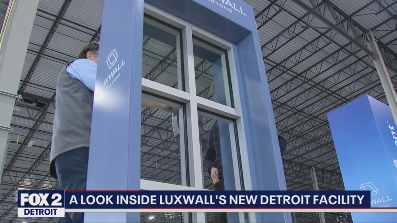 New LuxWall factory in Detroit's Delray area brings new green job ...