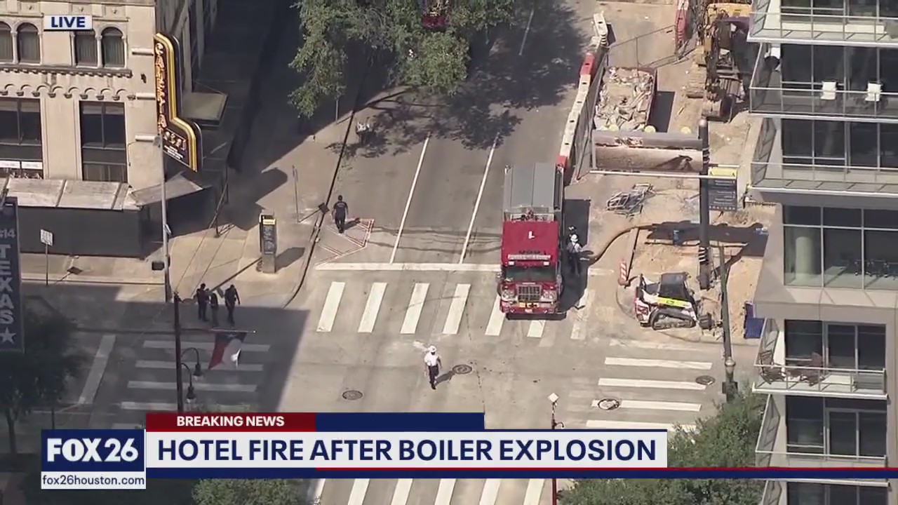 Breaking News: Boiler Explosion Injures 5 at Downtown Houston Hotel ...