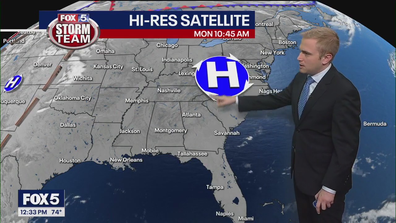 Monday noon forecast update | FOX 5 Atlanta