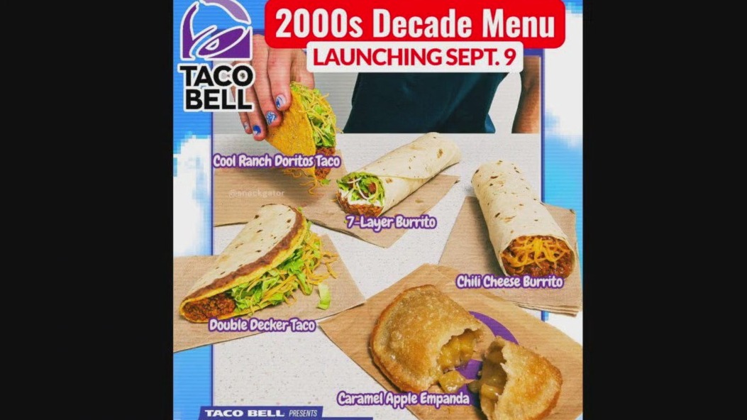 Taco Bell’s Y2K menu is back — we try the Double Decker Taco! | ChicagoNOW | FOX 32 Chicago