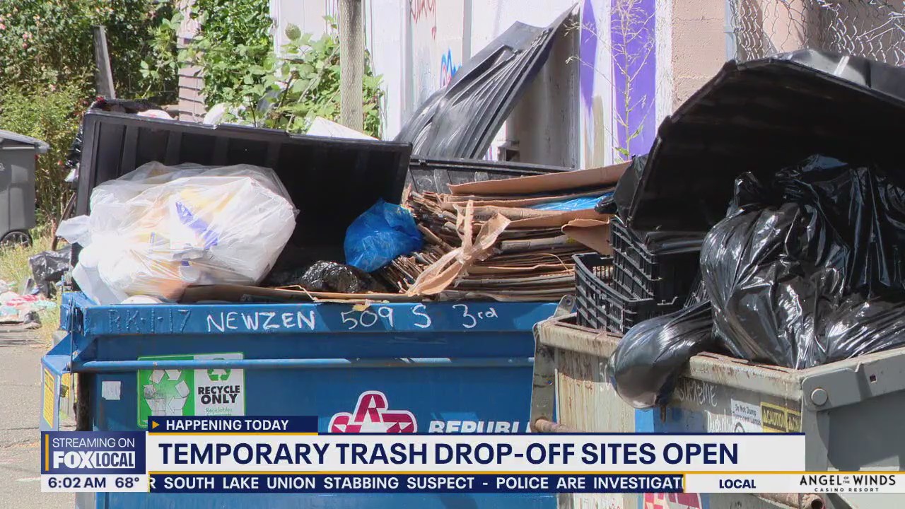 Temporary trash drop-off sites open in WA | FOX 13 Seattle