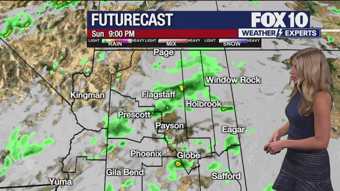 Arizona weather forecast: Isolated showers moving in early this week | FOX 10 Phoenix