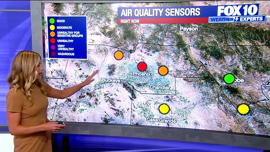 Arizona weather forecast: Wildfire smoke causes hazy skies | FOX 10 Phoenix
