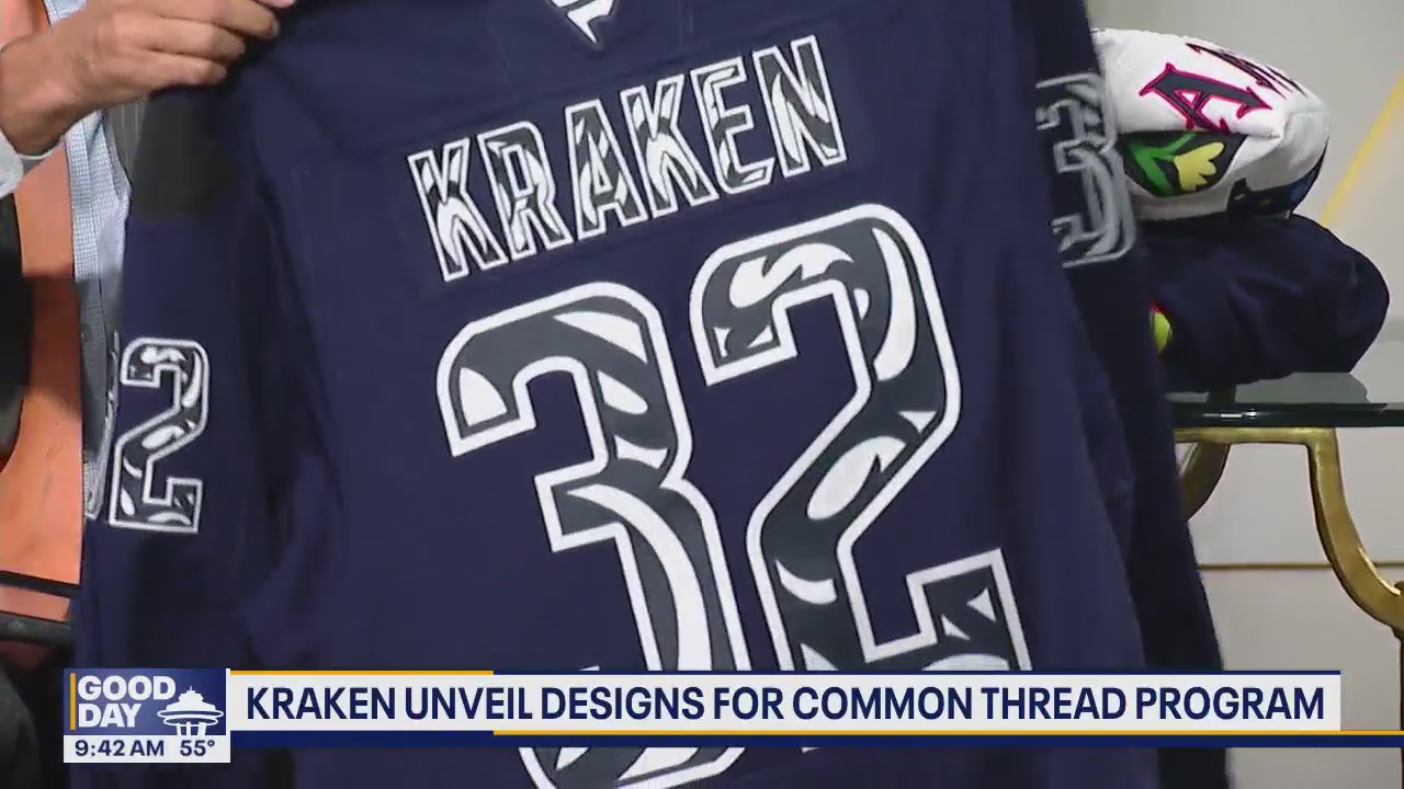 Seattle Kraken unveil designs for common thread program | FOX 13 Seattle