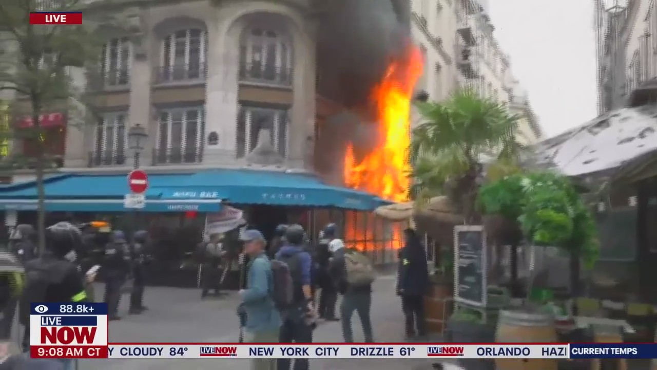 'Block Everything' protests sweep France | LiveNOW from FOX