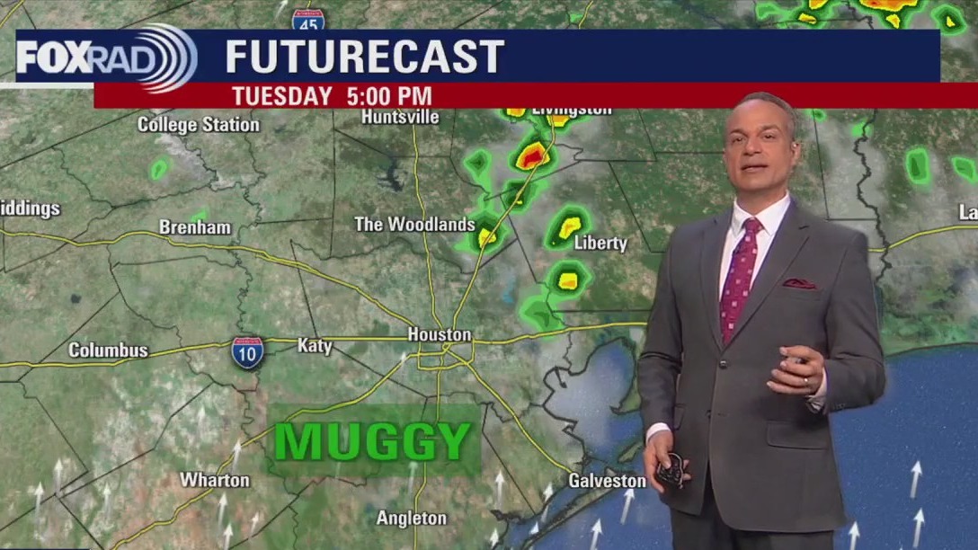 Houston weather: Humid Tuesday with isolated storms | FOX 26 Houston