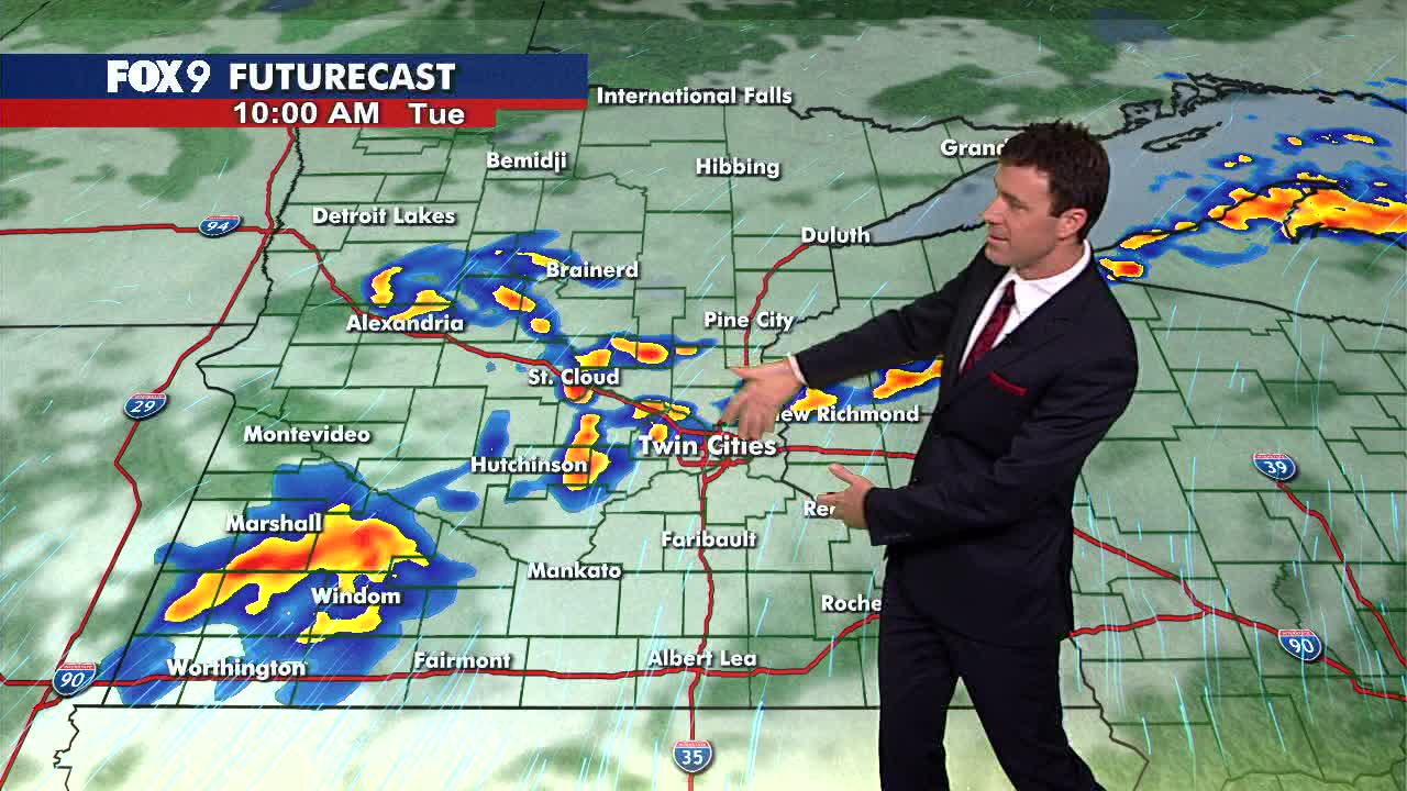 MN weather: Isolated showers for Tuesday | FOX 9 Minneapolis-St. Paul