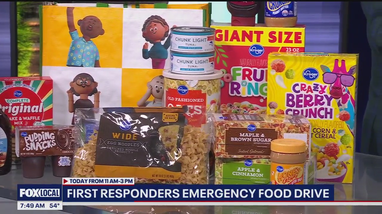 First Responders Emergency Food Drive | FOX 2 Detroit